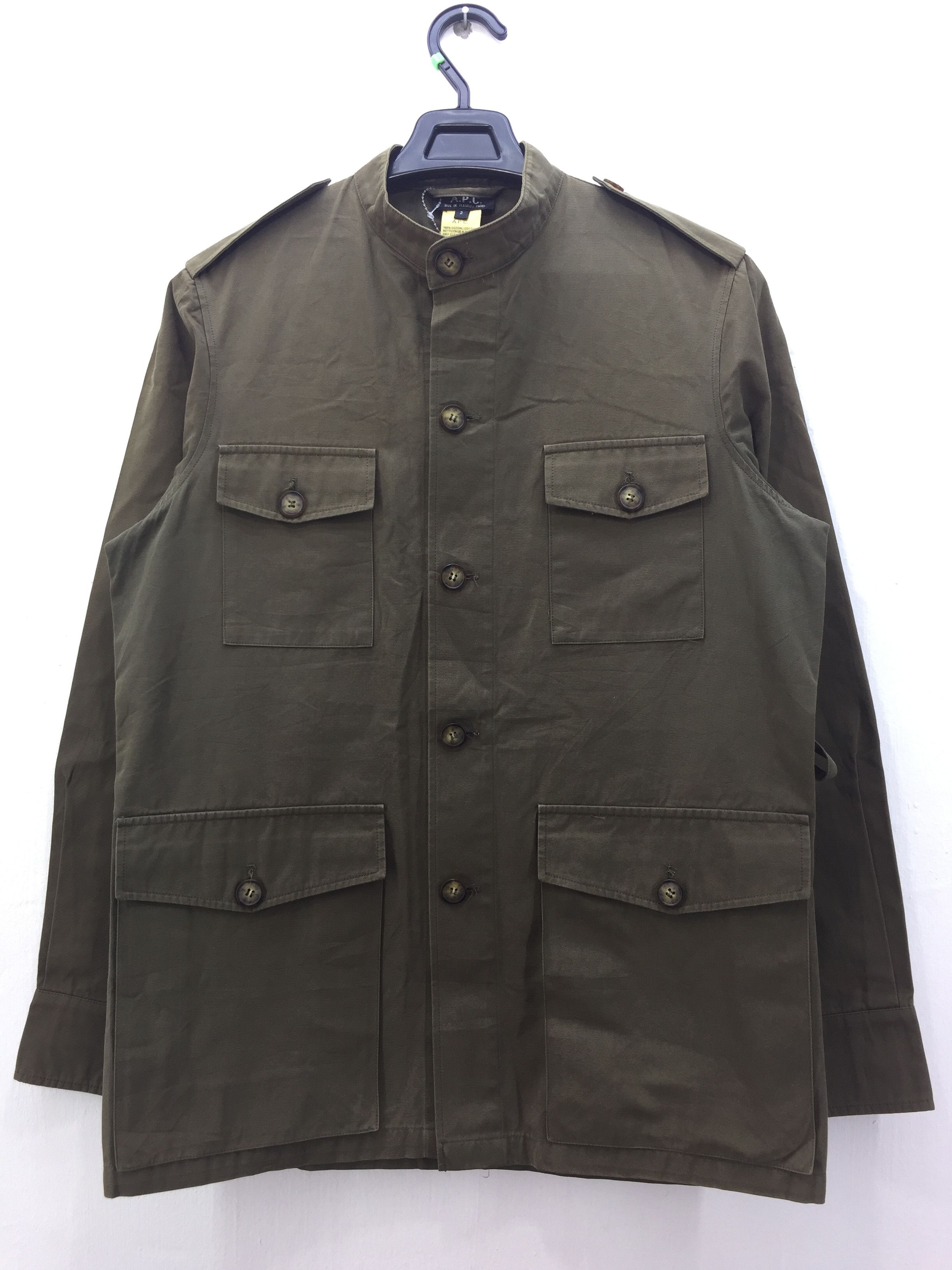 A.P.C. APC MILITARY JACKET DESIGN MADE IN ROMANIA | Grailed