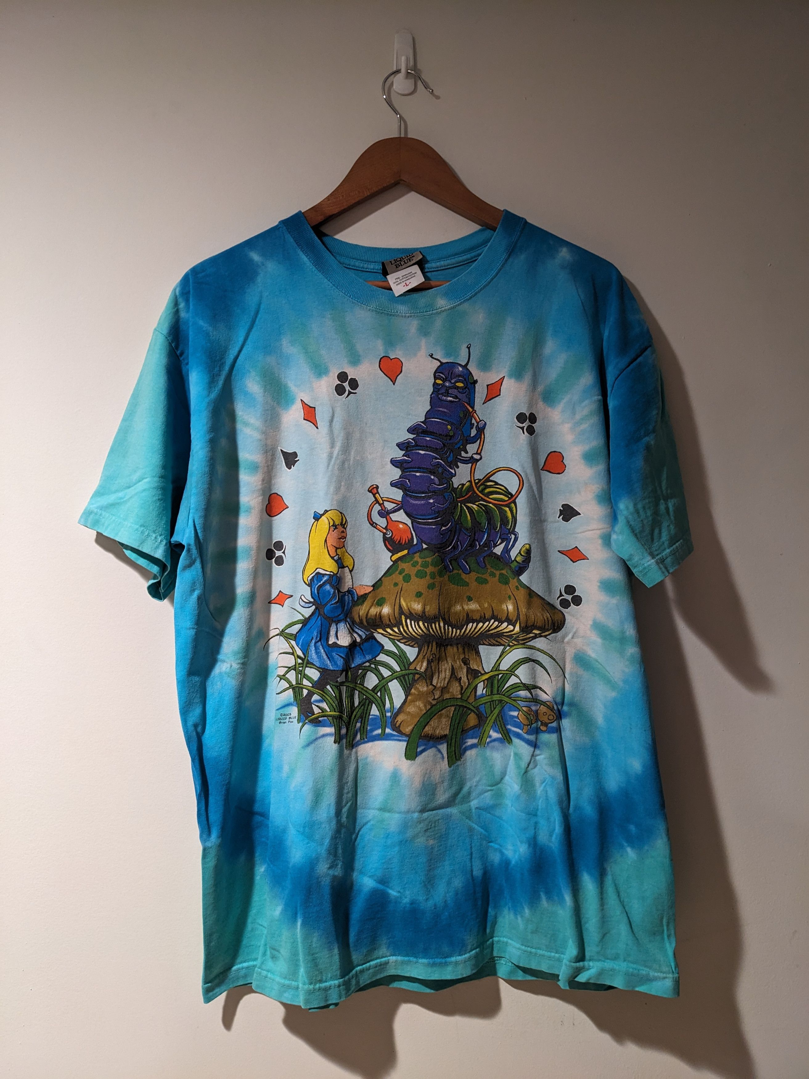 Grateful Dead × Liquid Blue × Vintage Vintage 2005 Alice in Wonderland ...