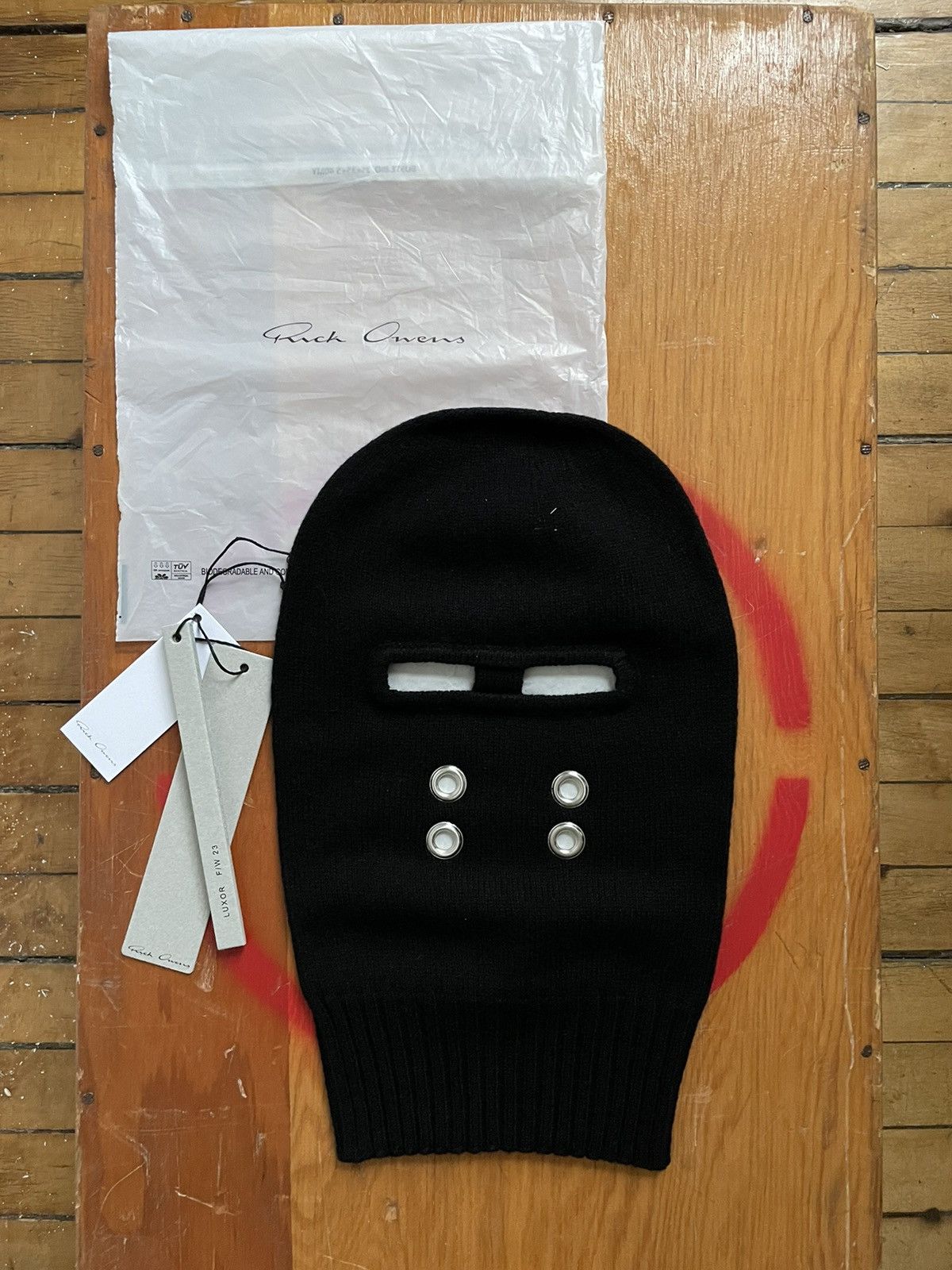 Rick Owens Rick Owens FW23 gimp balaclava mask | Grailed