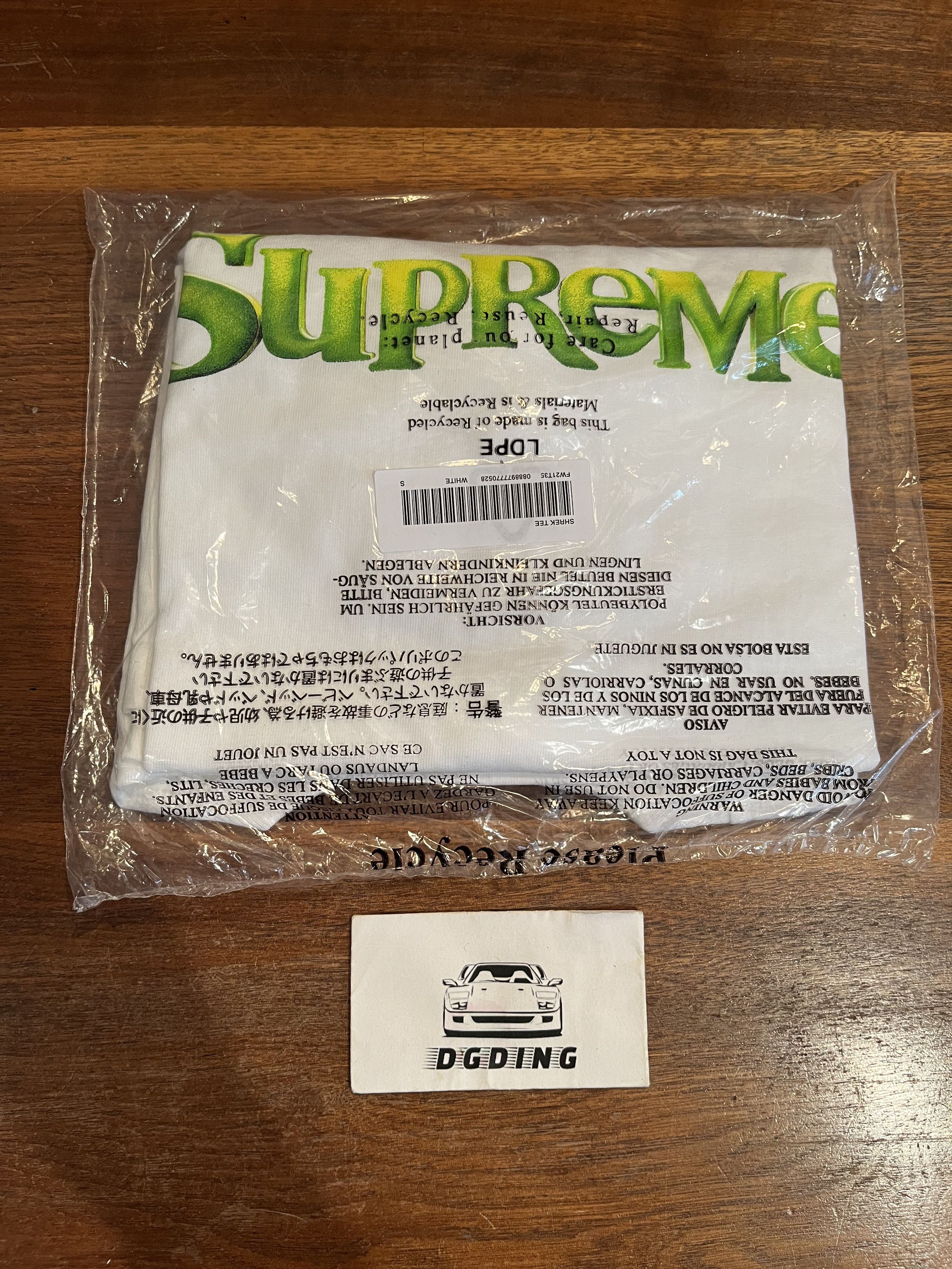 Supreme Supreme x Shrek Tee Tee White FW/21 | Grailed