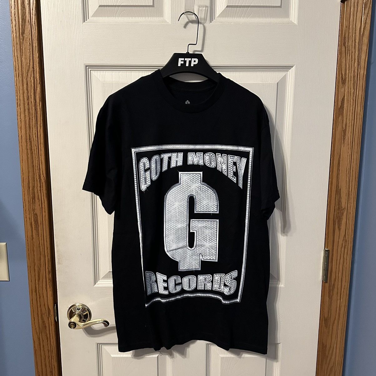 Goth Money Goth Money Records Bling Logo Tee Black | Grailed