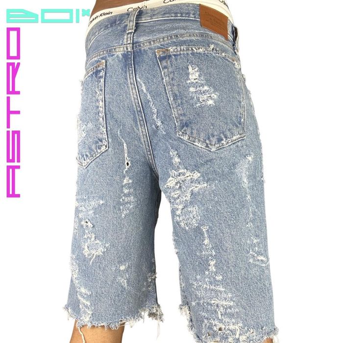Custom ASTROBOI* CUSTOMIZED A&F DISTRESSED JORTS | Grailed