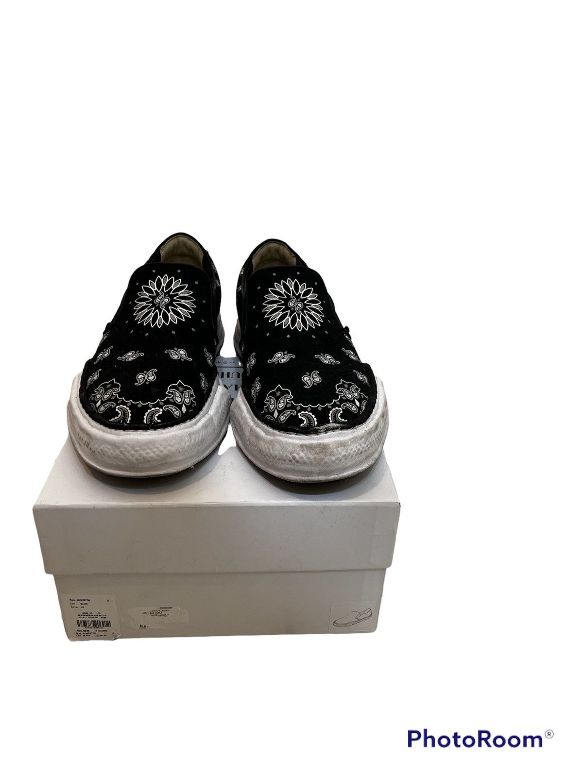 Miharayasuhiro Paisley Slip On | Grailed