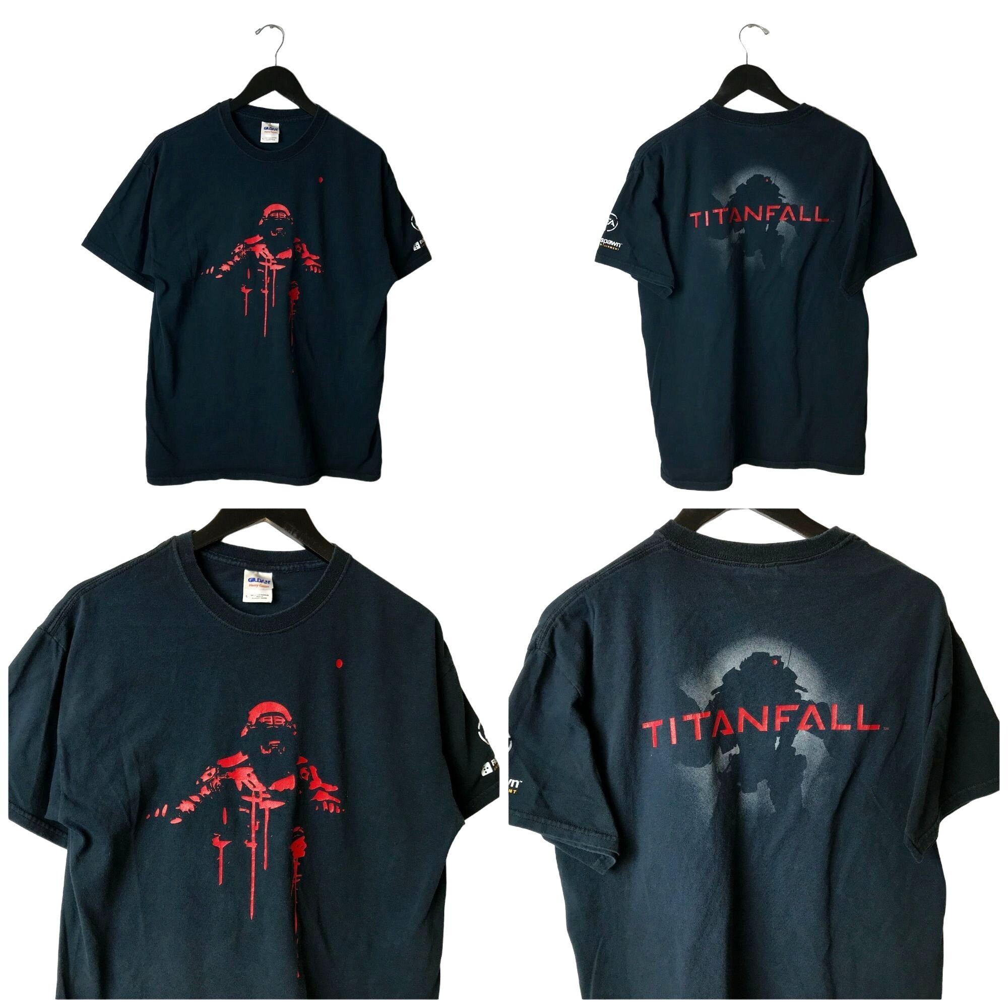 Gildan 2014 Titanfall T Shirt American Video Games Series Large | Grailed