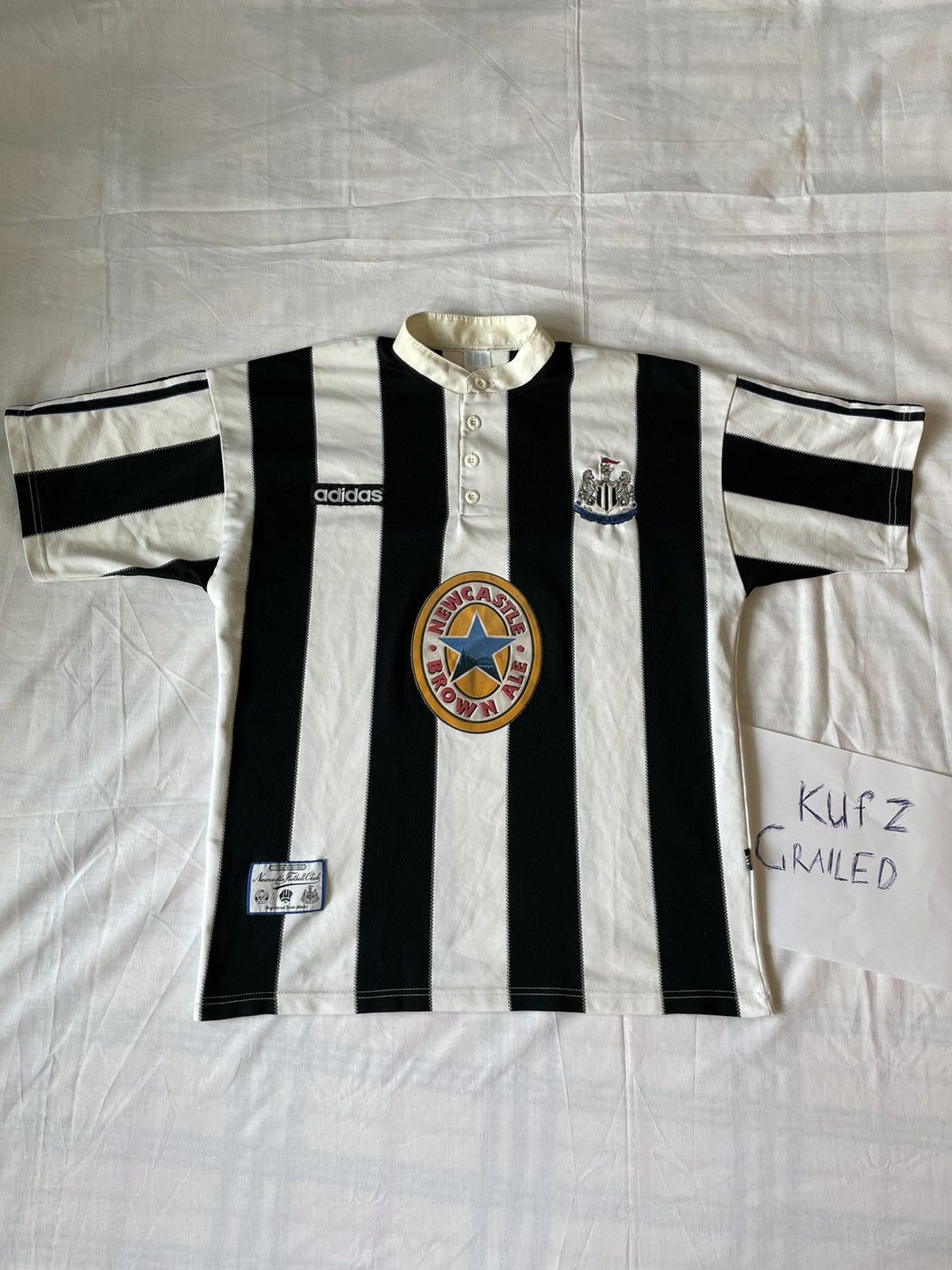Adidas × Soccer Jersey × Vintage Vintage 90s Adidas Newcastle United ...
