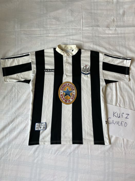 Adidas Vintage 90s Adidas Newcastle United 1995-97 Home Jersey L | Grailed