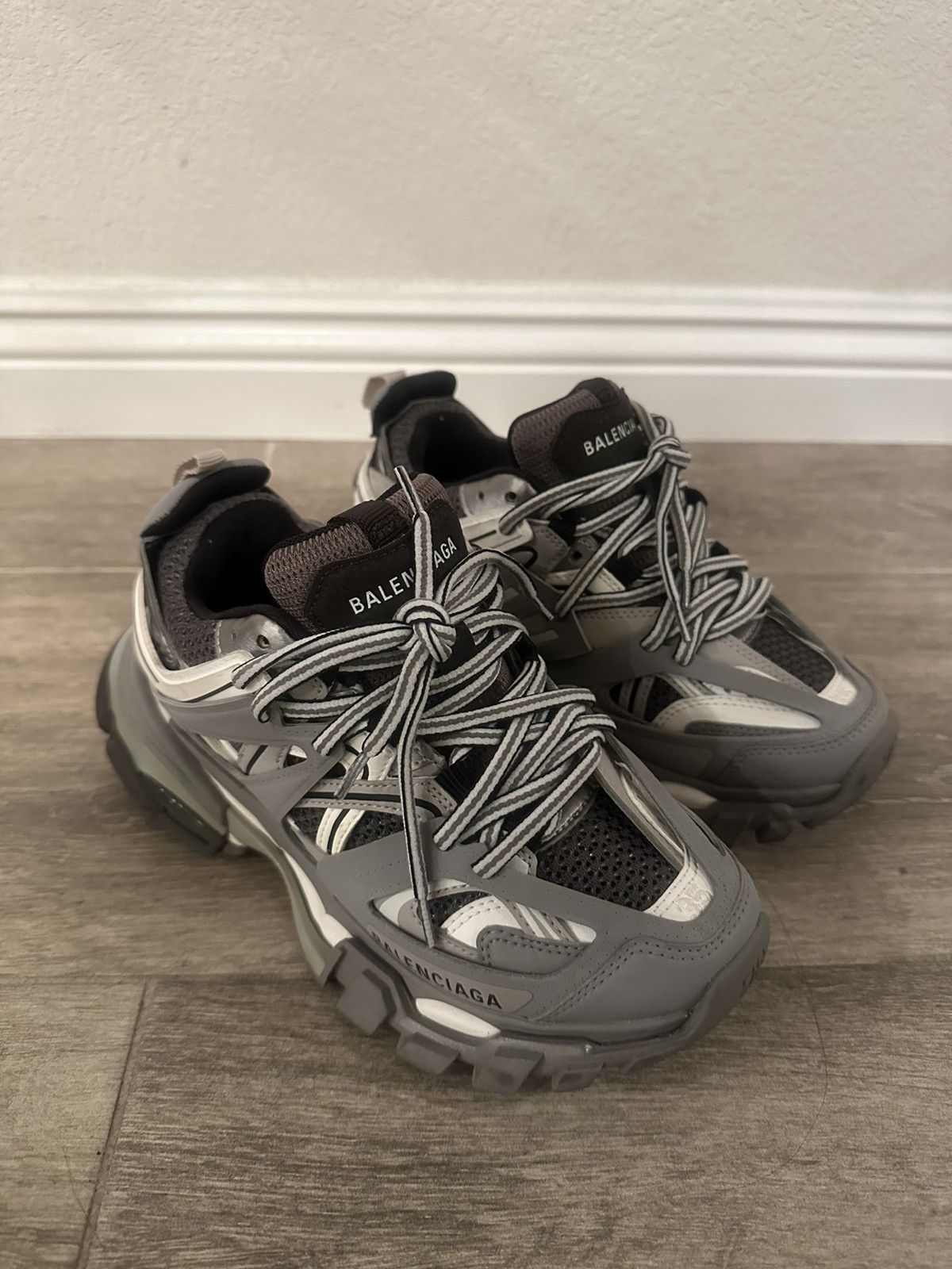 Balenciaga × Designer × Streetwear Balenciaga Track Runners - Cool Grey ...