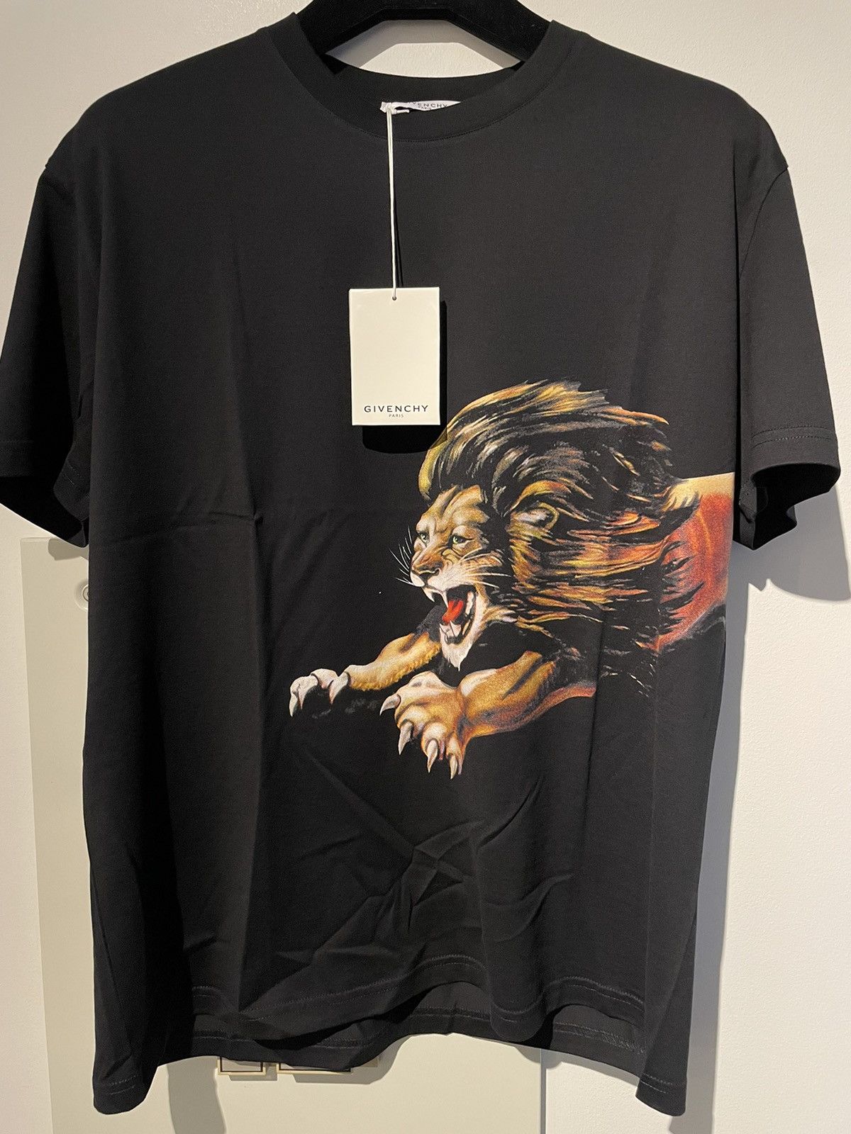 Givenchy NEW Super Runway Limited Edition Tiger Embroidery Shirt Tee ...
