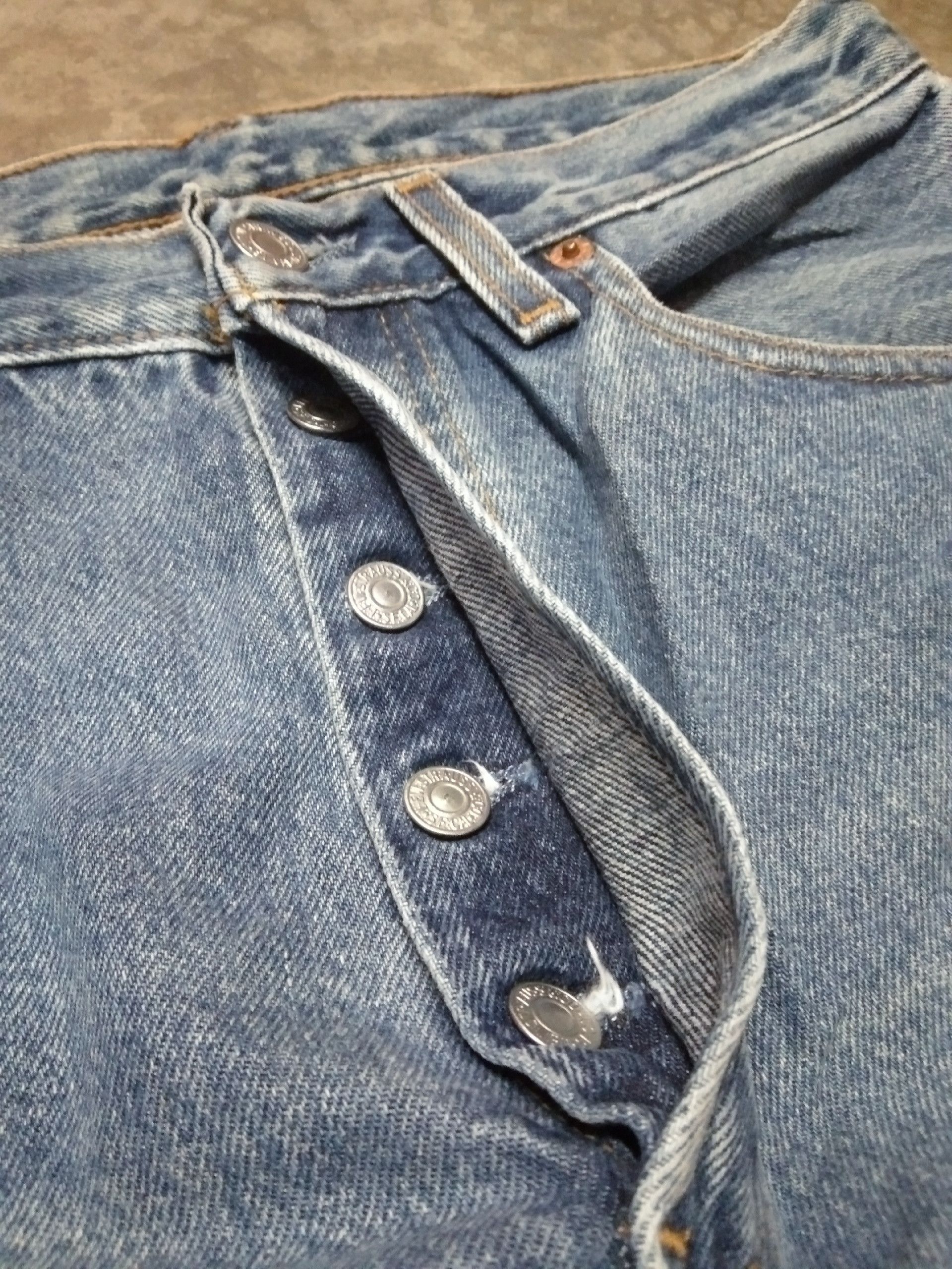 Levi's × Streetwear × Vintage 90s Vintage Levis 501 Made In USA Distressed Jeans 29x32 | Grailed