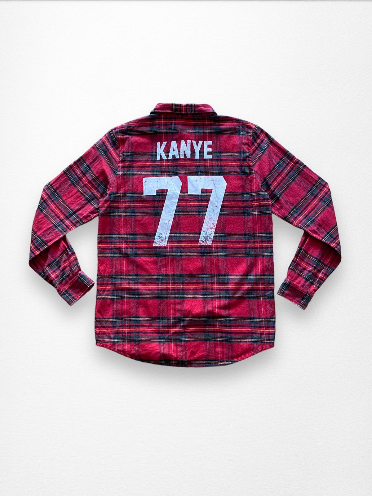 Les Artists Les Artists x Kanye West 77 Flannel Checkered y2k LS shirt ...