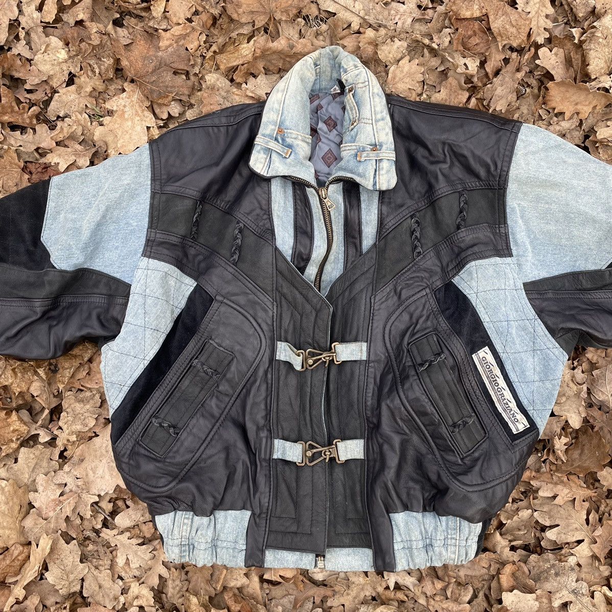 Bomber Jacket × Italian Designers × Vintage Vintage Leather Bomber ...