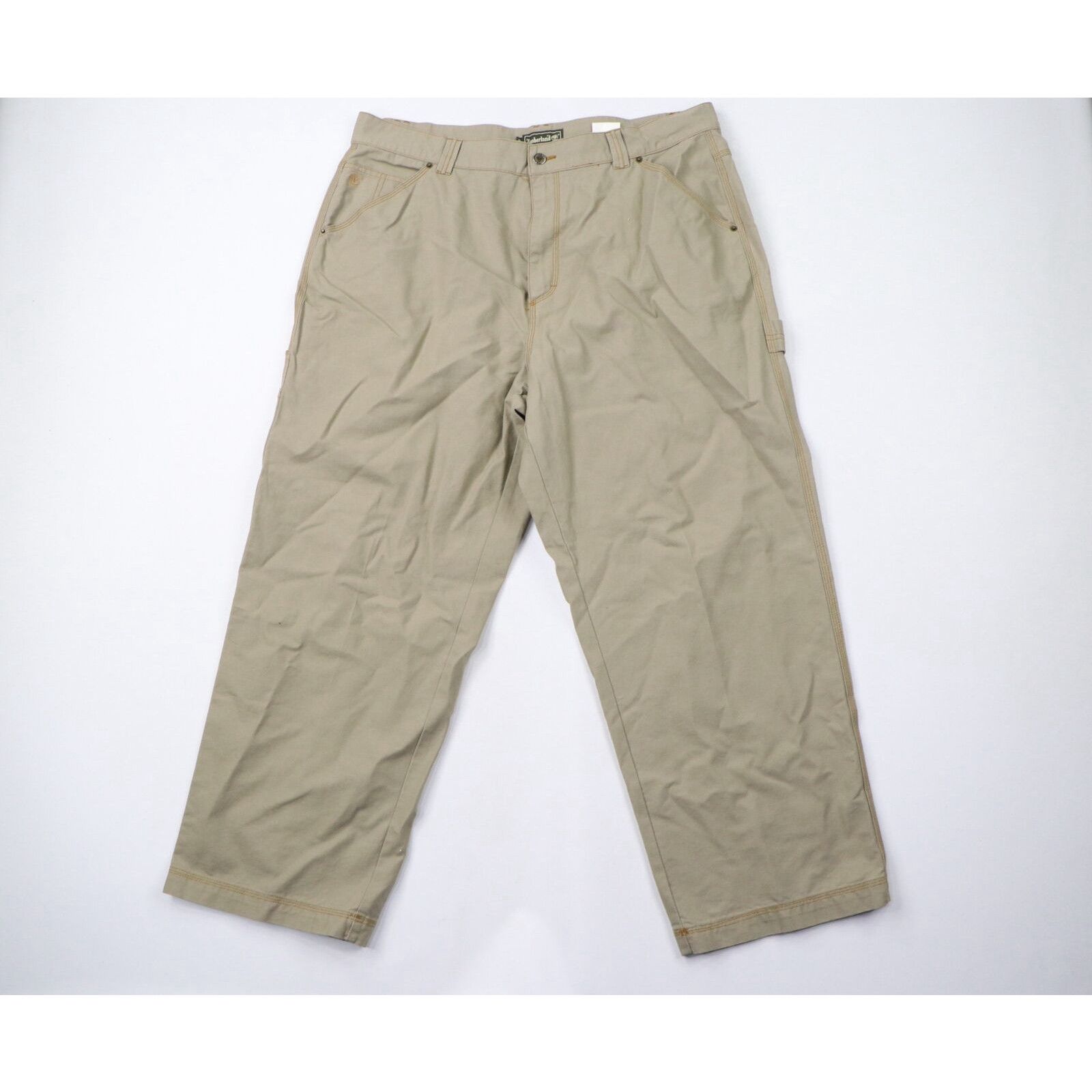 Timberland Vintage Timberland Mens 40x30 Faded Classic Logo Baggy Wide ...