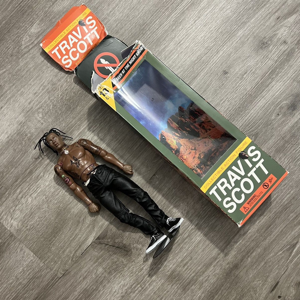 Travis Scott Travis Scott Rodeo Action Figure Doll Rare Grailed