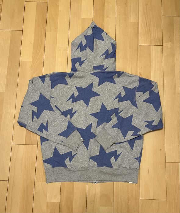 Bape Sta Pattern Full Zip Hoodie | Grailed