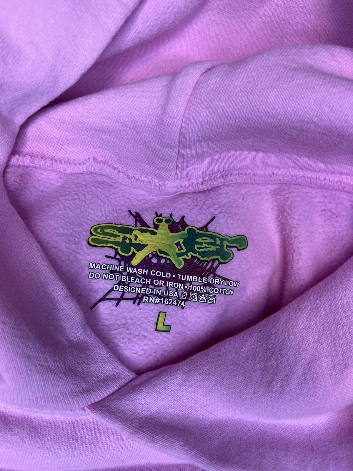 Spider Worldwide Spider Sp5der Worldwide Pink Atlanta Hoodie | Grailed