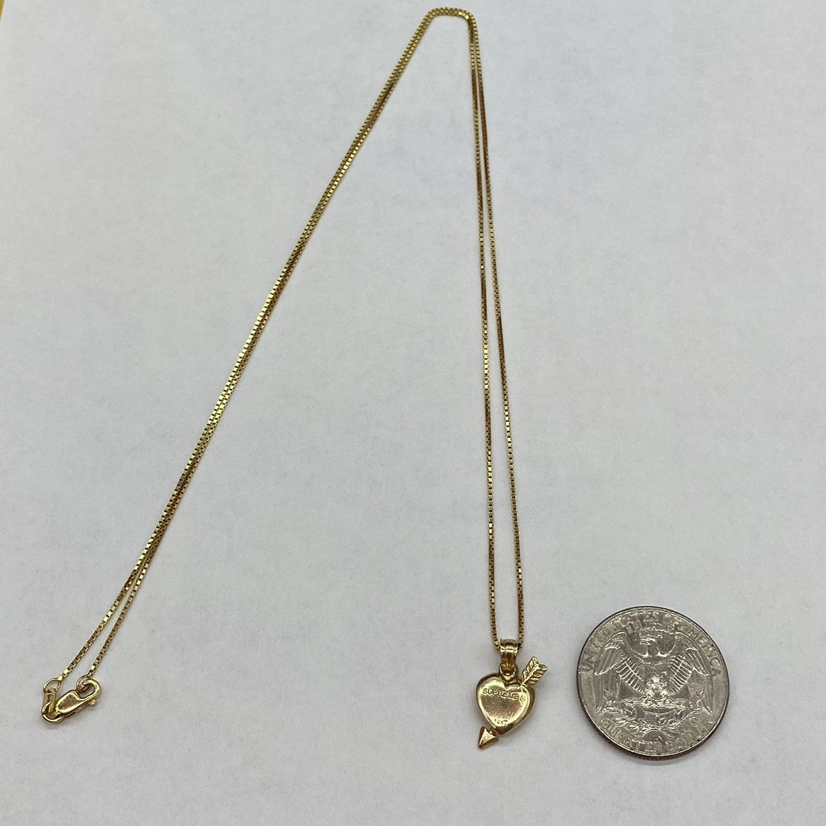 Supreme Sacred heart gold pendant | Grailed