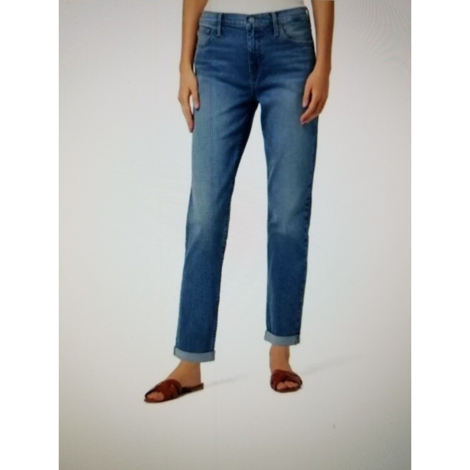 Hudson Hudson Natalie Midrise Slim Boyfriend Crop Honey Bee Blue Je | Grailed