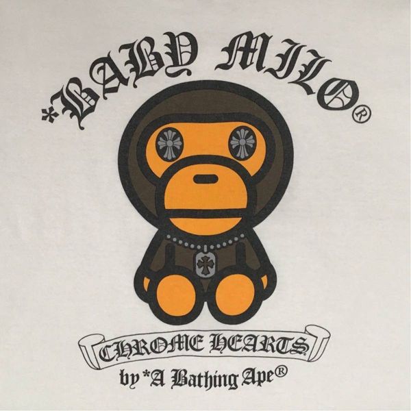 Bape BAPE x Chrome Hearts Baby Milo T-Shirt | Grailed