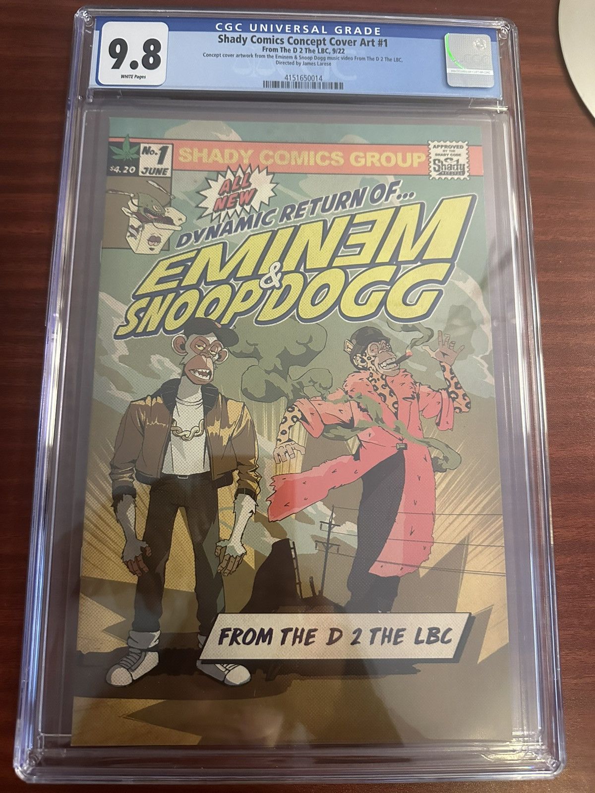 Eminem Eminem Snoop Dogg Bored Ape Yacht Club Shady Comic Cover Art ...