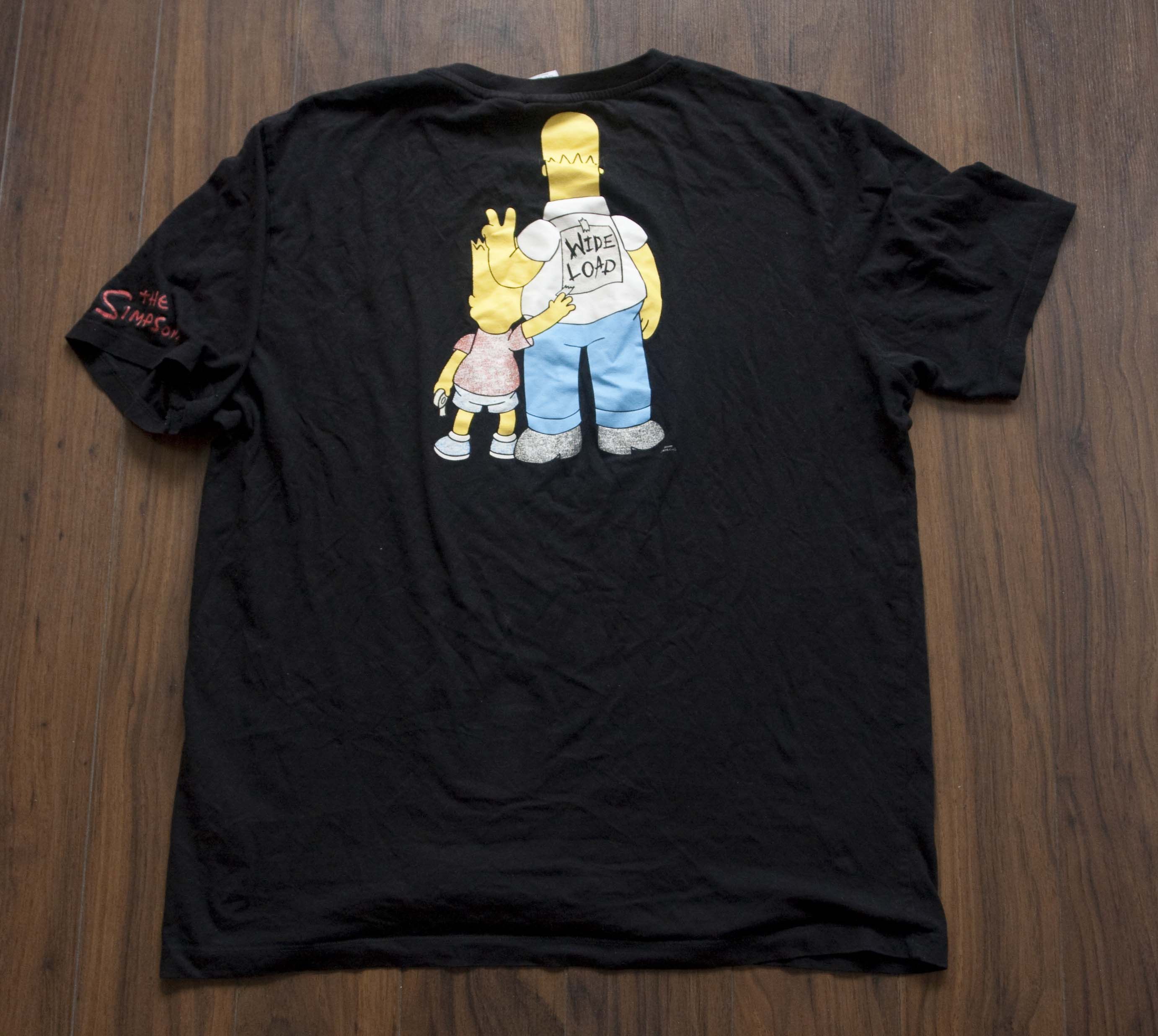 H&M The Simpsons x H&M Homer Bart T Shirt Size XL | Grailed