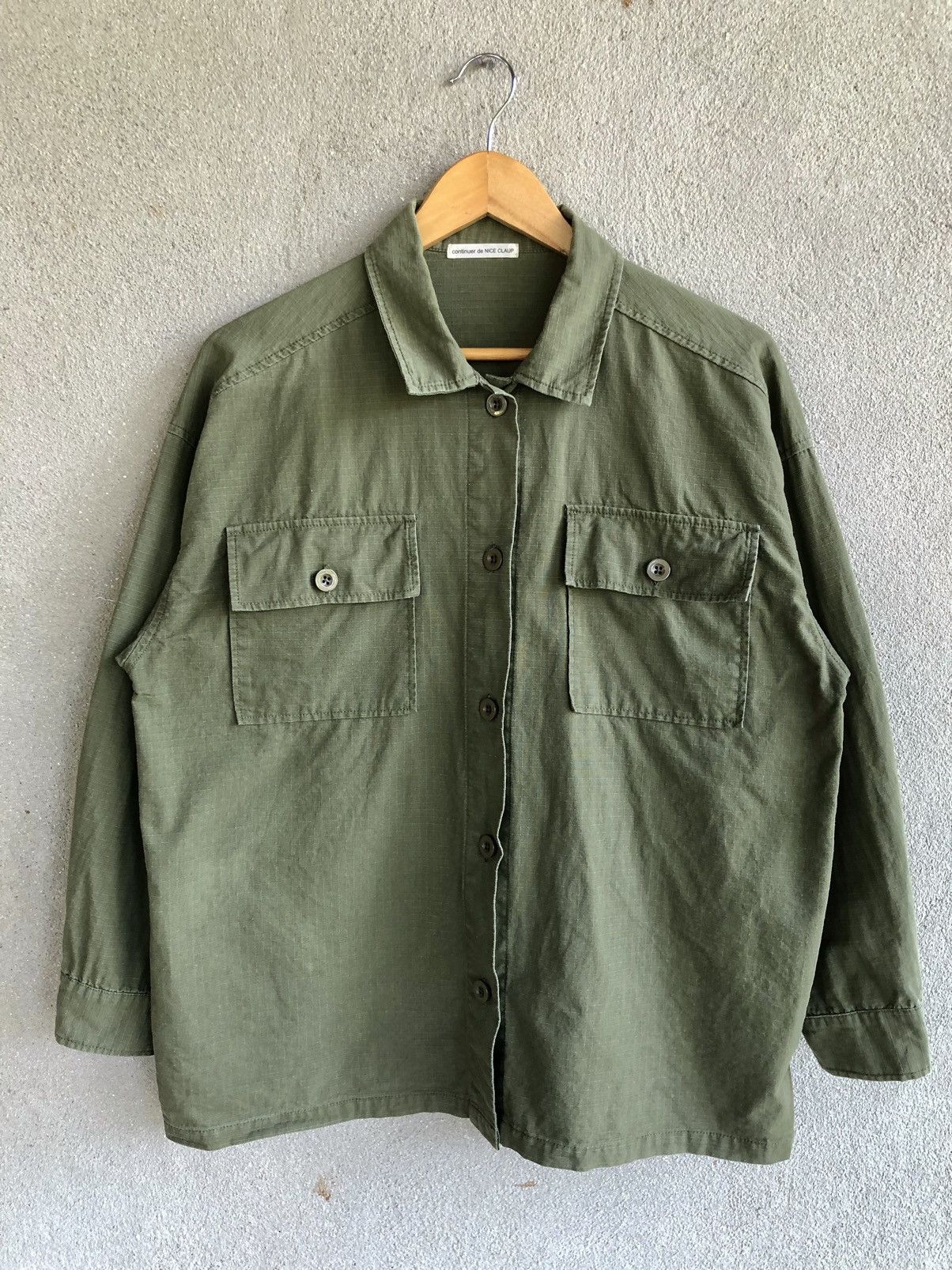 Vintage Vintage continuer de NICE CLAUP Oversized shirt | Grailed