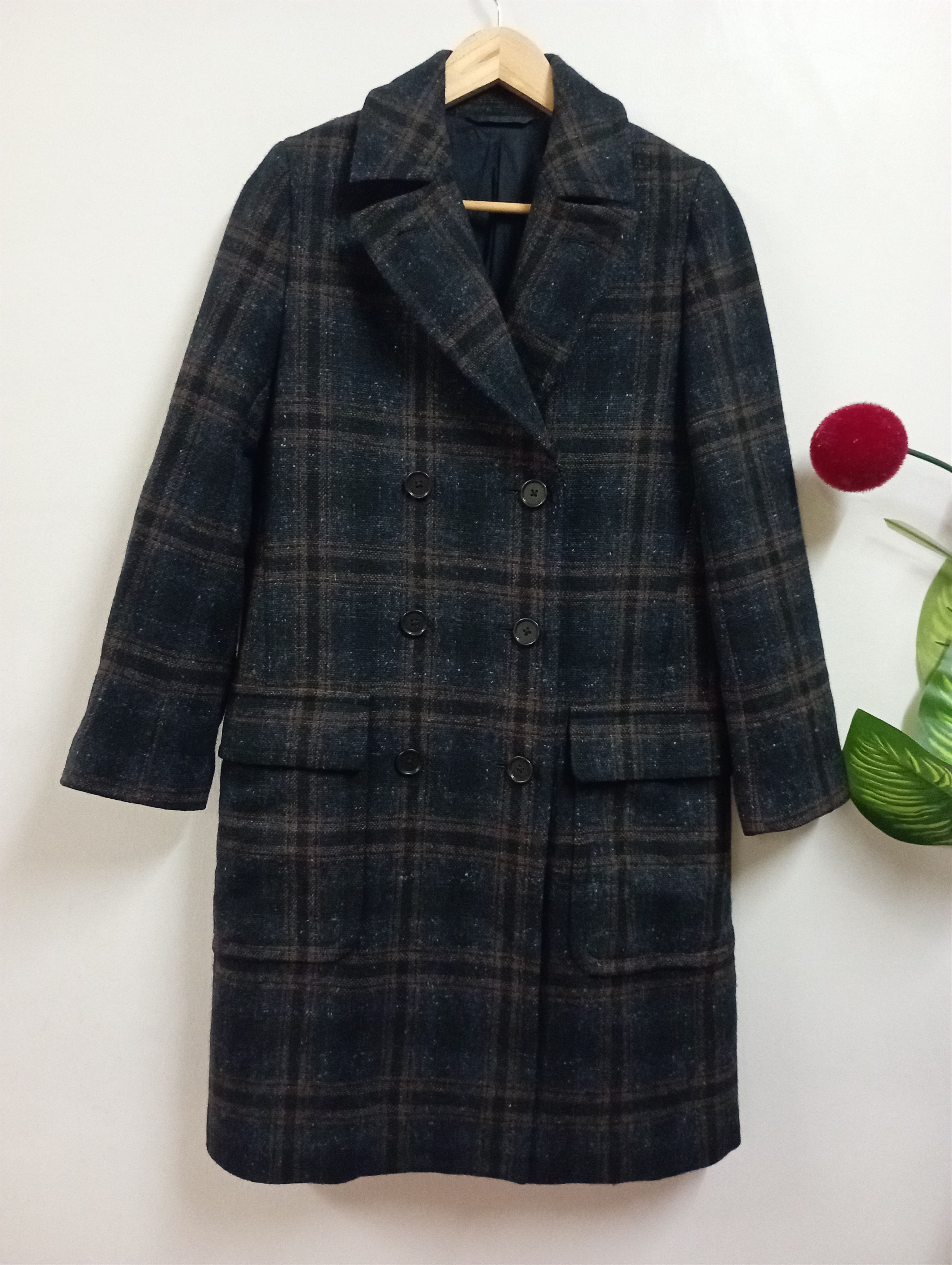 Margaret Howell Designer Margaret Howell Tartan Long Wool Coat | Grailed