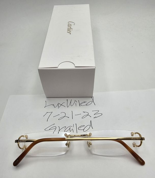 Cartier NEW! Cartier Big C Piccadily Gold Glasses CT0092O | Grailed