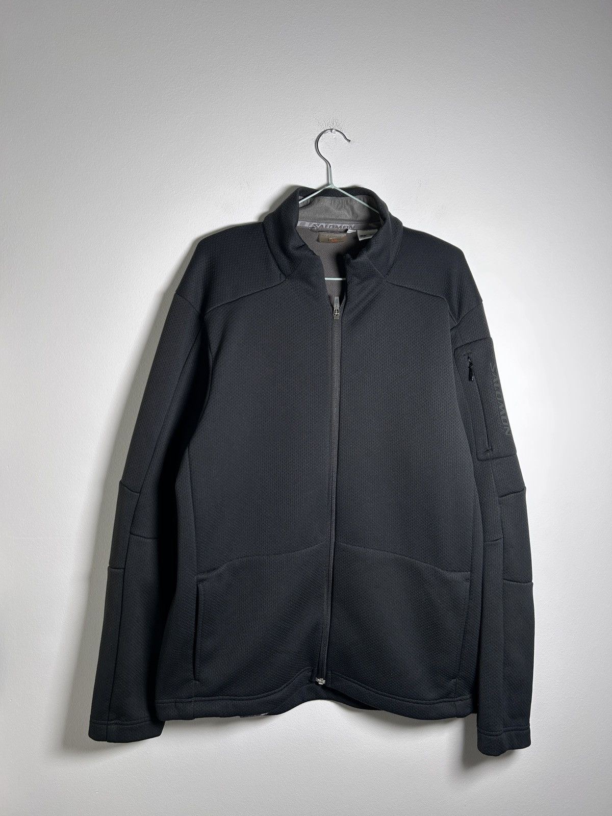 Vintage Fleece Hooded Jacket Salomon GorpCore Arcteryx Style | Grailed