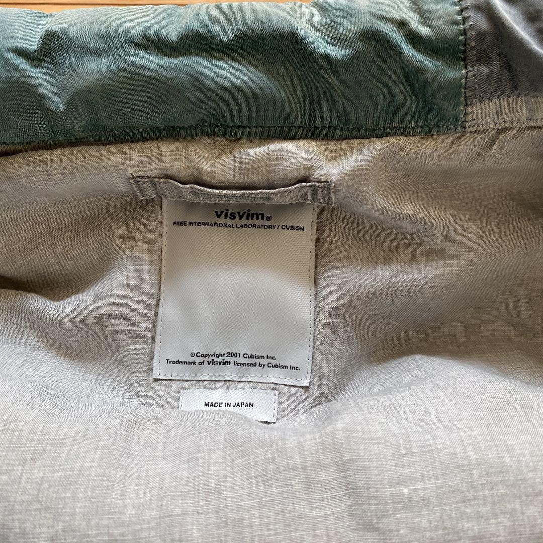 Visvim Green patchwork insulator vest | Grailed