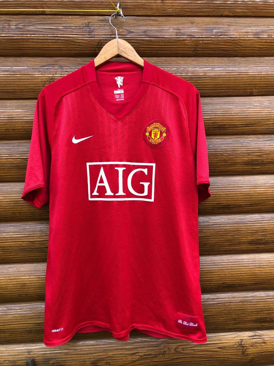 Nike Vintage Nike Manchester United AIG Home Soccer Jersey | Grailed