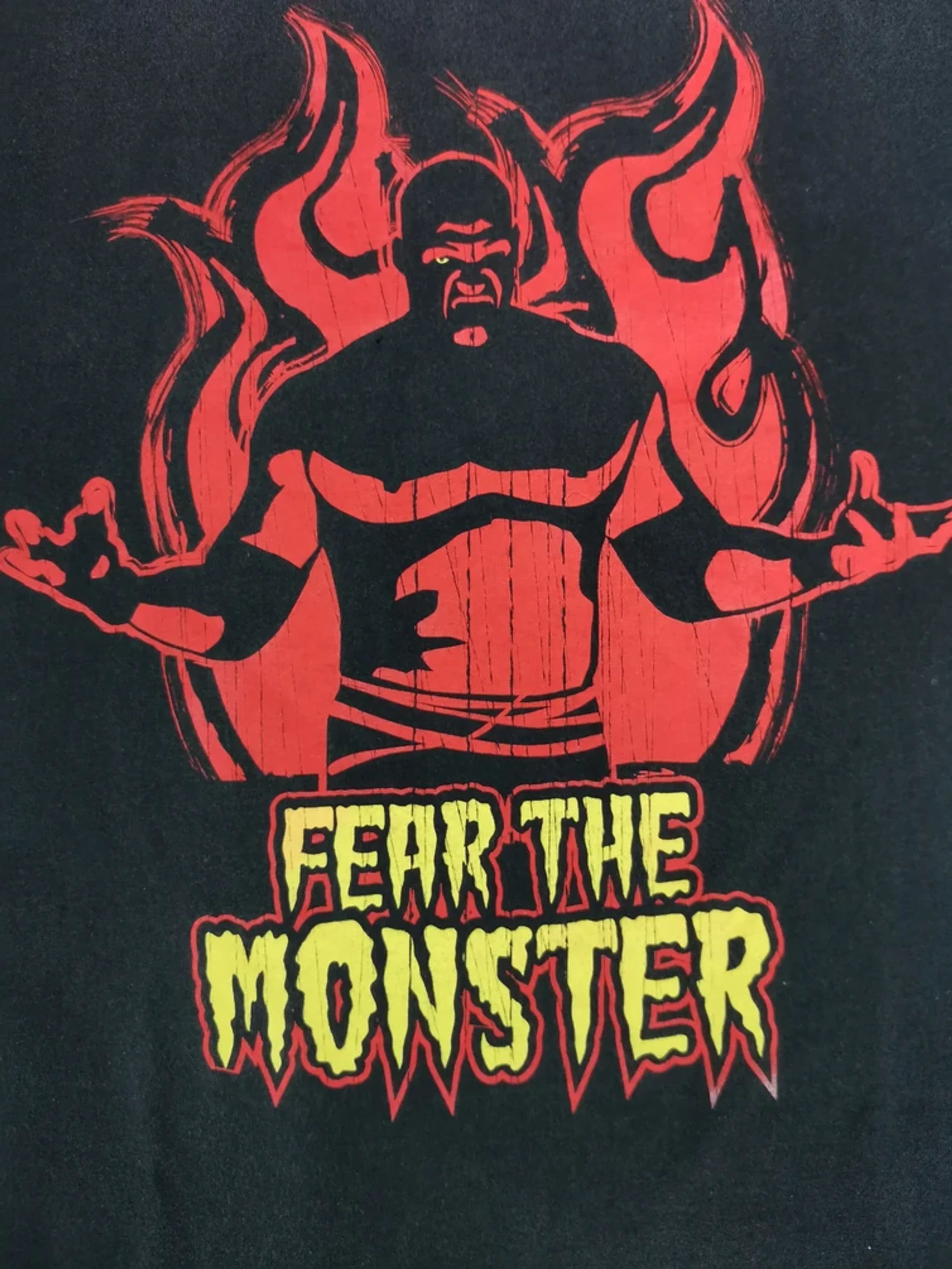 Vintage Vintage Kane Fear The Monster Wrestling WWF Tee Undertaker ...