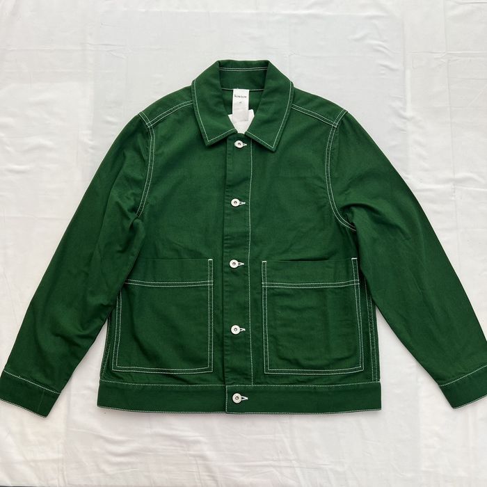 Kowtow Kowtow Green work pant/jacket set | Grailed