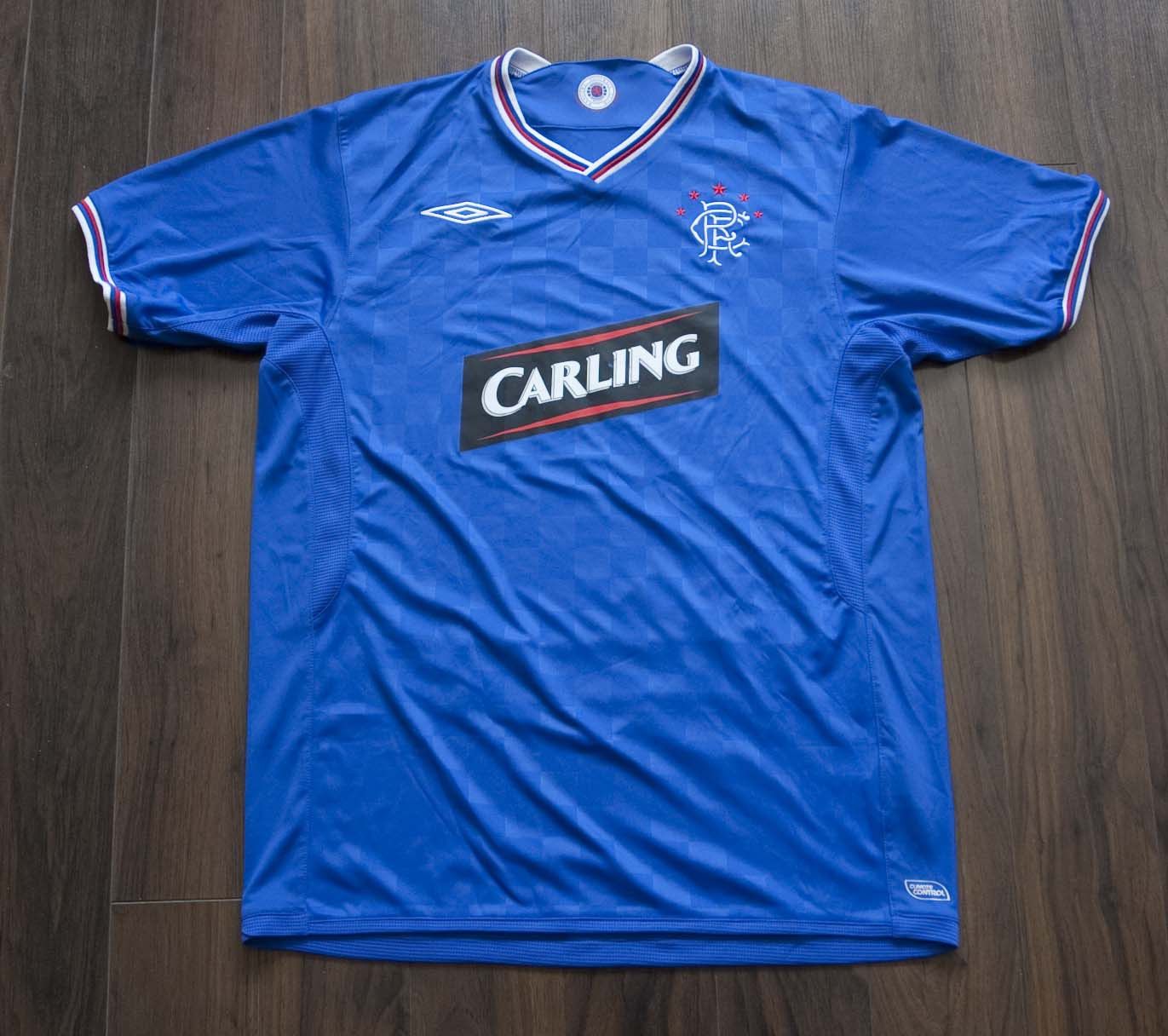 Soccer Jersey × Umbro Glasgow Ranger FC Scotland Jersey 2009- 2010 ...