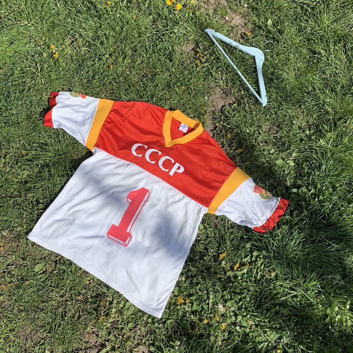 Cccp × Soccer Jersey × Vintage Very rare Soviet Union CCCR ( USSR ...