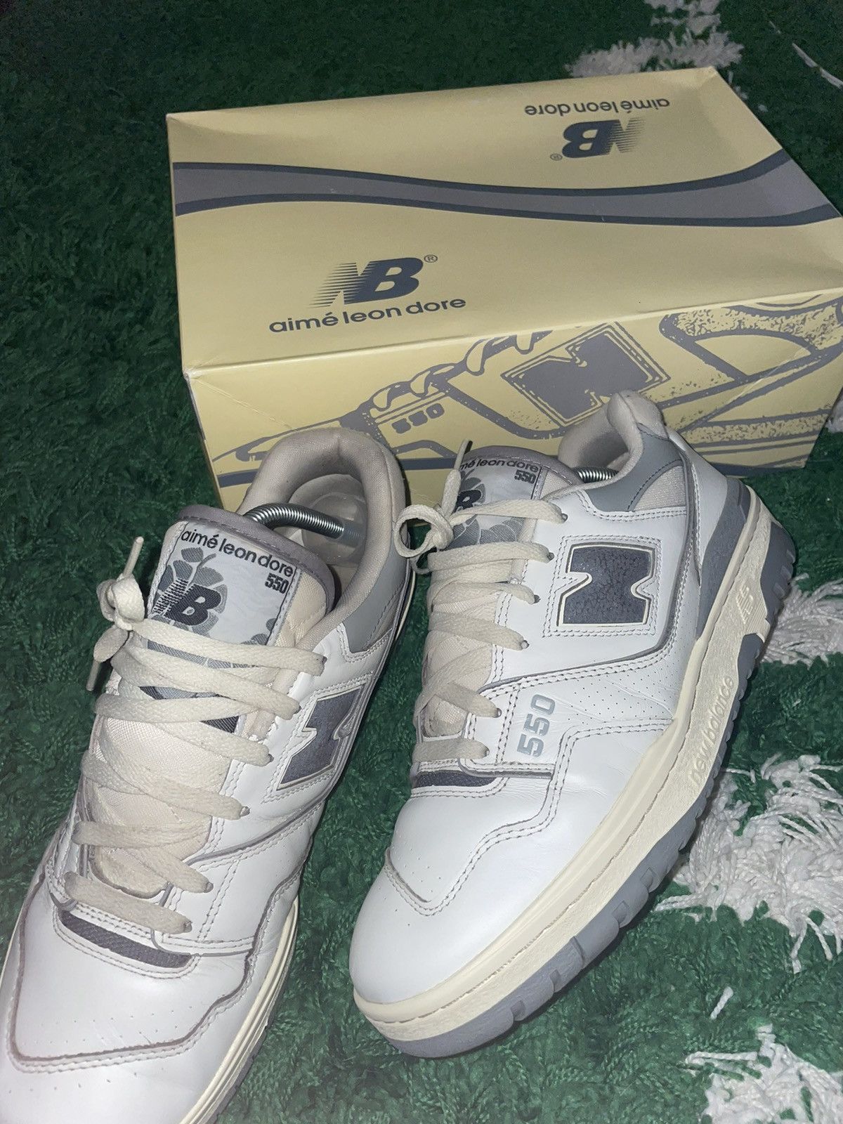 New Balance aime leon dore new balance ALD 550 grey | Grailed