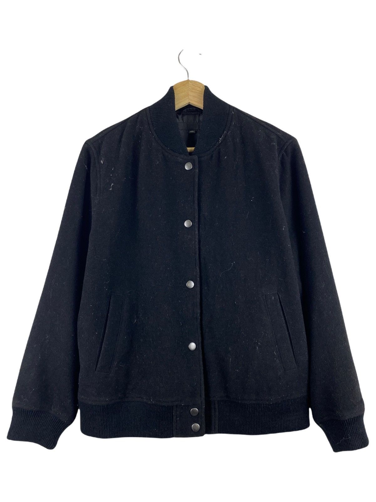 Uniqlo UNIQLO VARSITY WOOL JACKET | Grailed