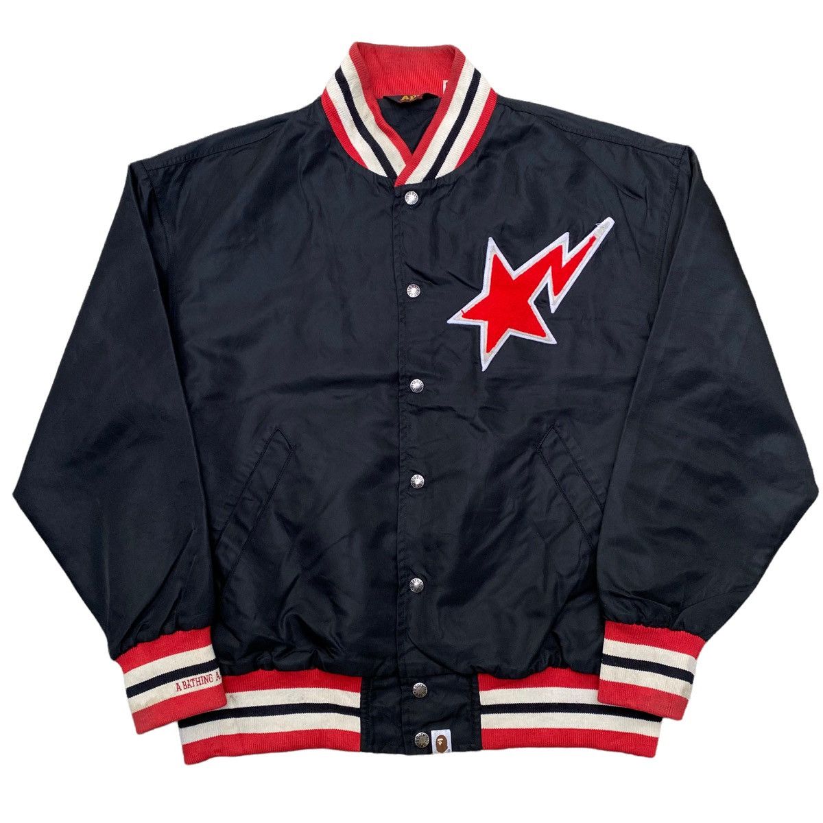 Bape Bapesta Varsity Jacket | Grailed