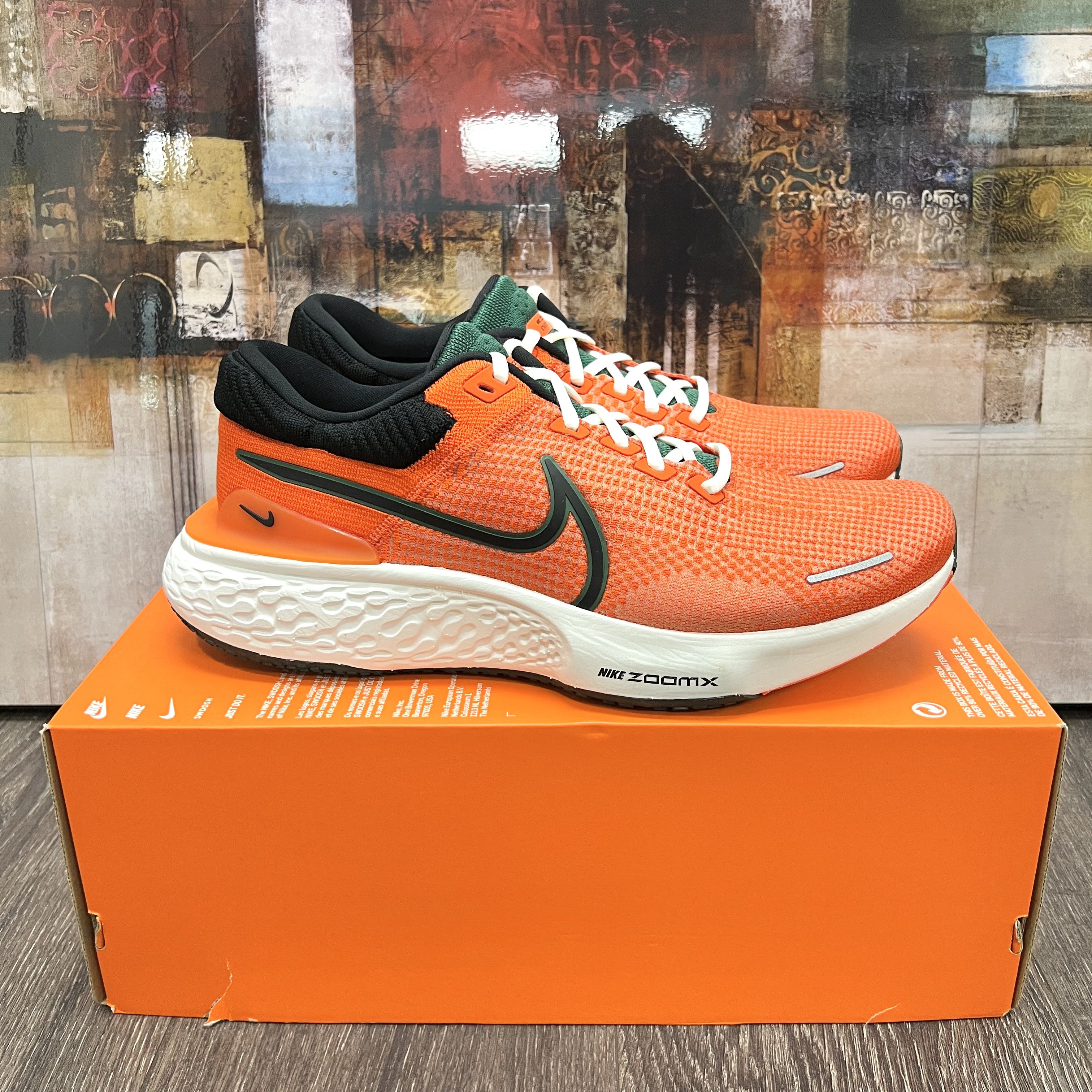 Nike Nike Air ZoomX Invincible Run 2 FK Team Orange / Gorge Green | Grailed