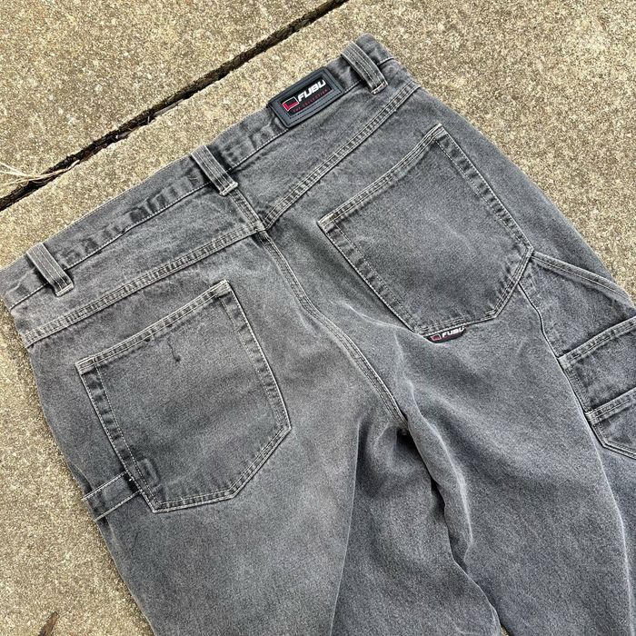 Fubu vintage y2k gray fubu hip hop carpenter baggy jeans | Grailed