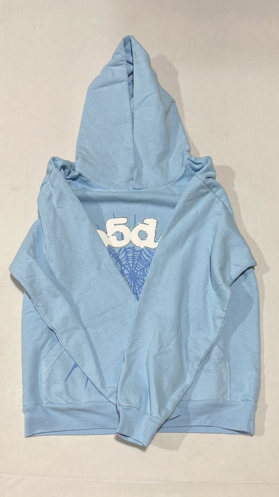 Spider Worldwide Sp5der Web Hoodie Sky Blue | Grailed