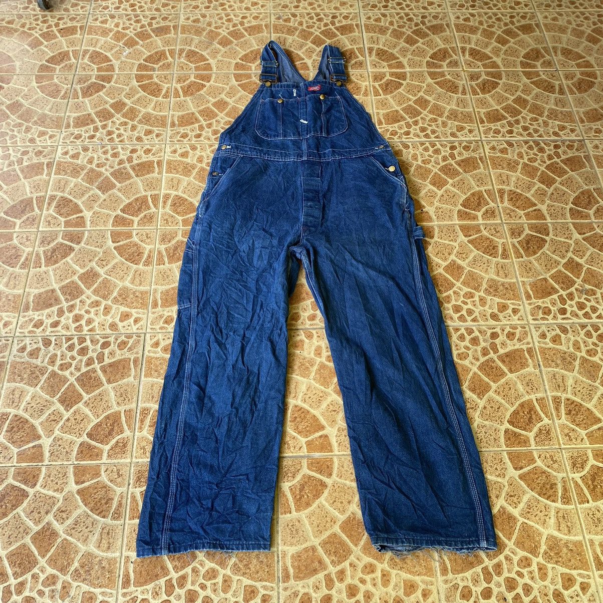 Dickies × Overalls × Vintage Vintage Dickies Blue Denim Overall Bid ...