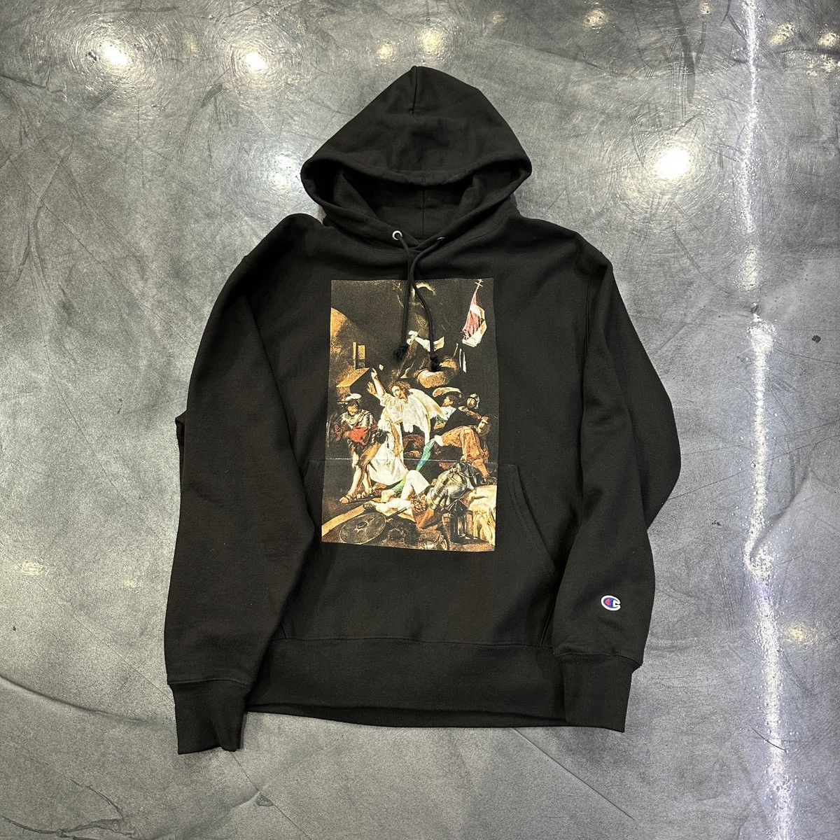 Pyrex Vision PYREX x DENIM TEARS Champion Hoodie (Virgil Abloh) | Grailed