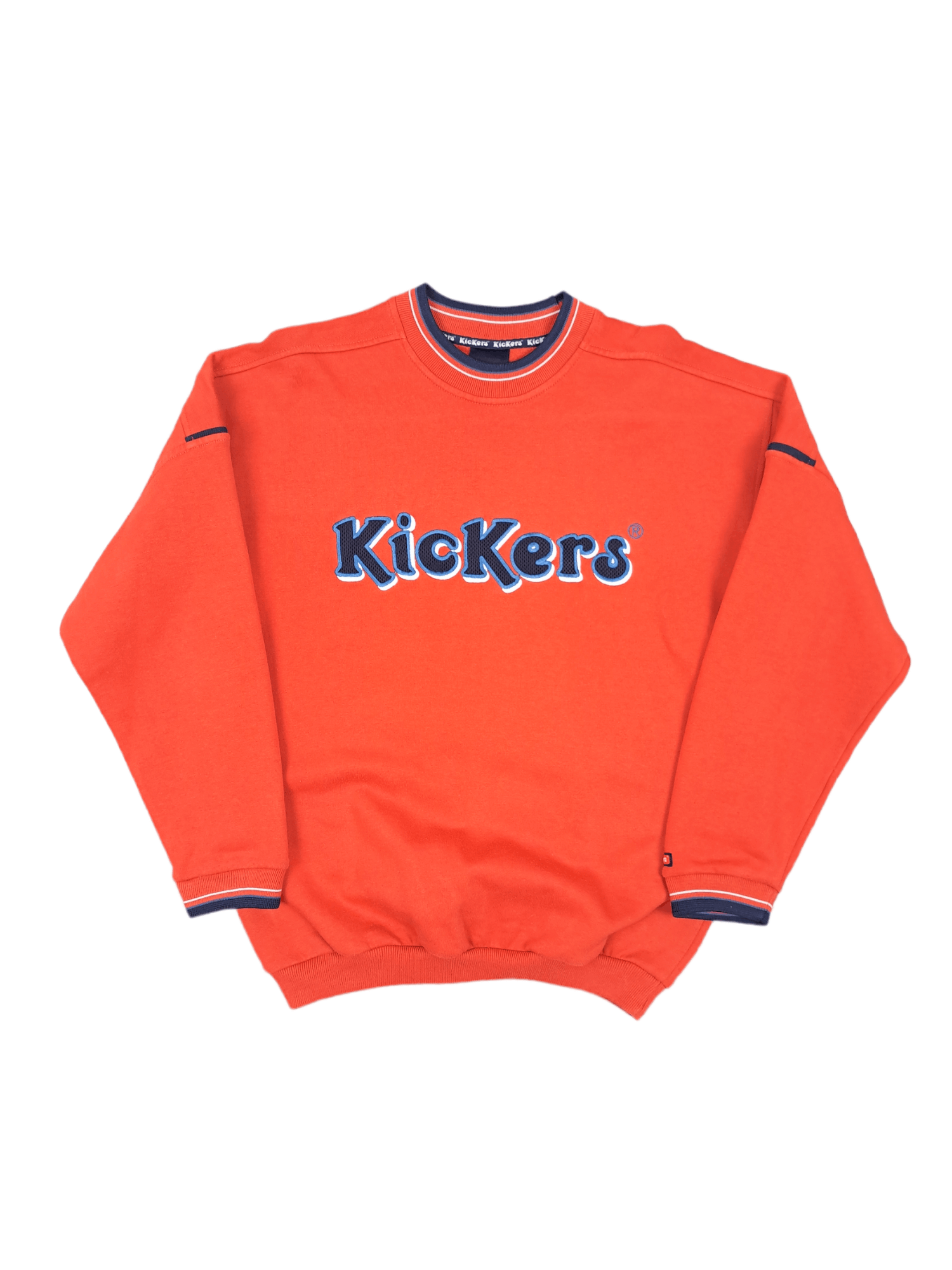Vintage 🔥 Vintage Kickers Basic Central Logo Red Sweatshirt Y2K | Grailed