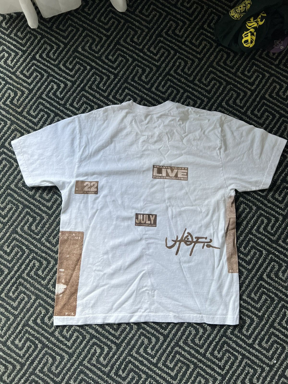 Travis Scott EXCLUSIVE UTOPIA ROLLING LOUD TEE TRAVIS SCOTT | Grailed