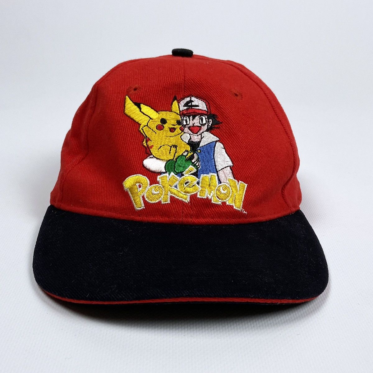 Anime Vintage 90s Pokemon Official merchandise Ash & Pikachu cap | Grailed