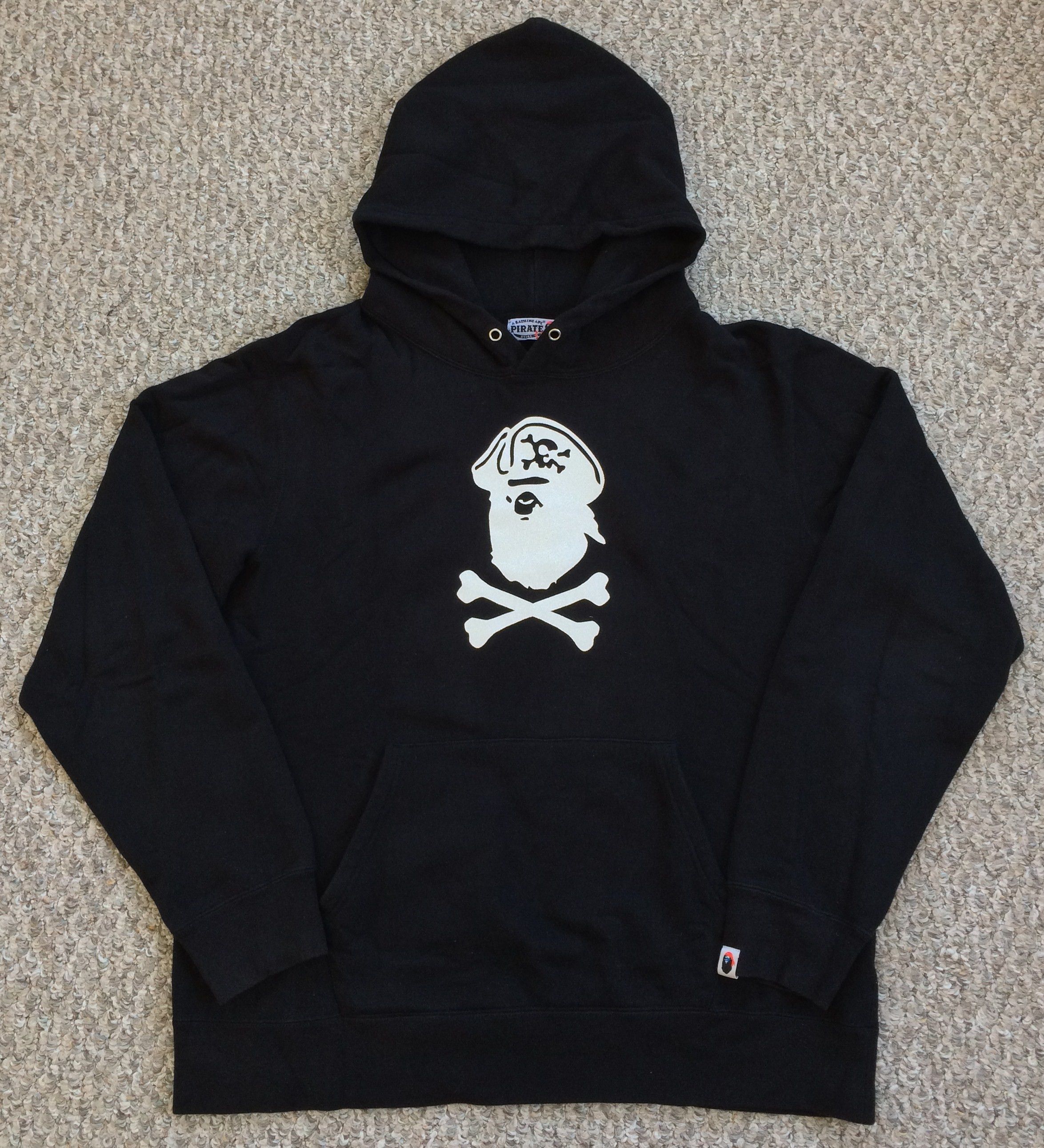 Bape Bape Pirate Store Logo Hoodie | Grailed