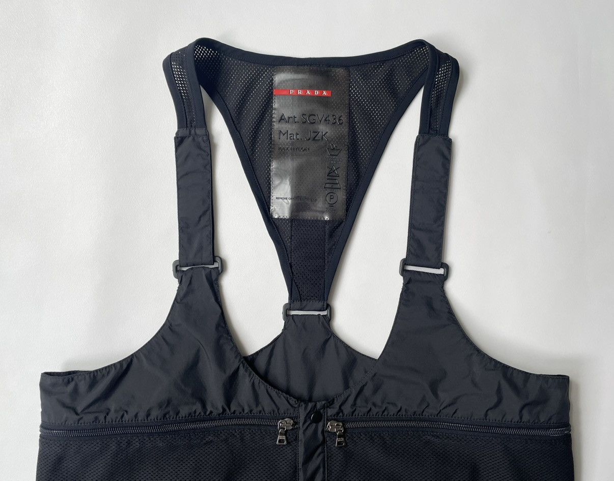Prada Early 2000s Mesh Utility Vest | Grailed
