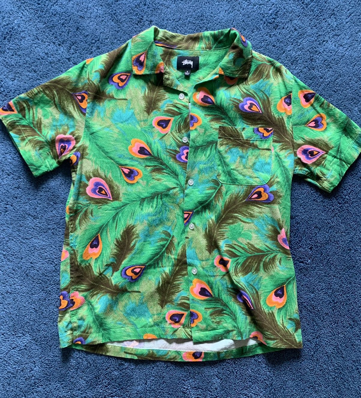 Stussy Stussy Peacock Shirt Grailed