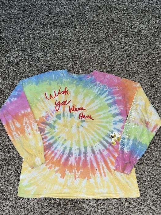 Travis Scott Travis Scott Astroworld Tour Long sleeve Tye Dye 2018 ...