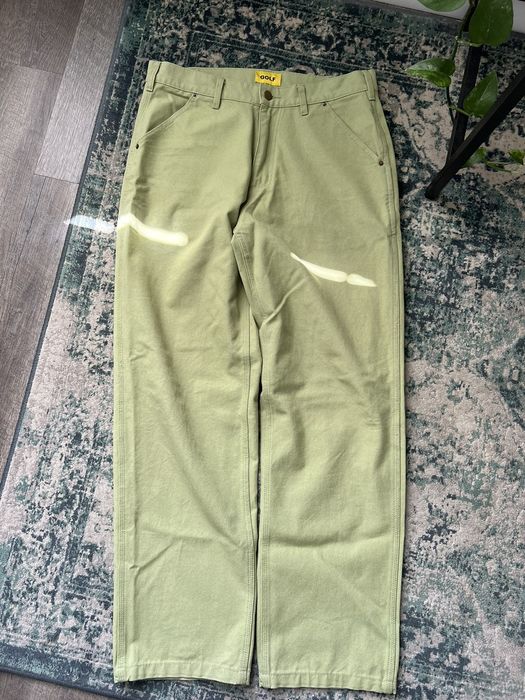Golf Wang Golf wang Tyler the creator green baggy pants | Grailed